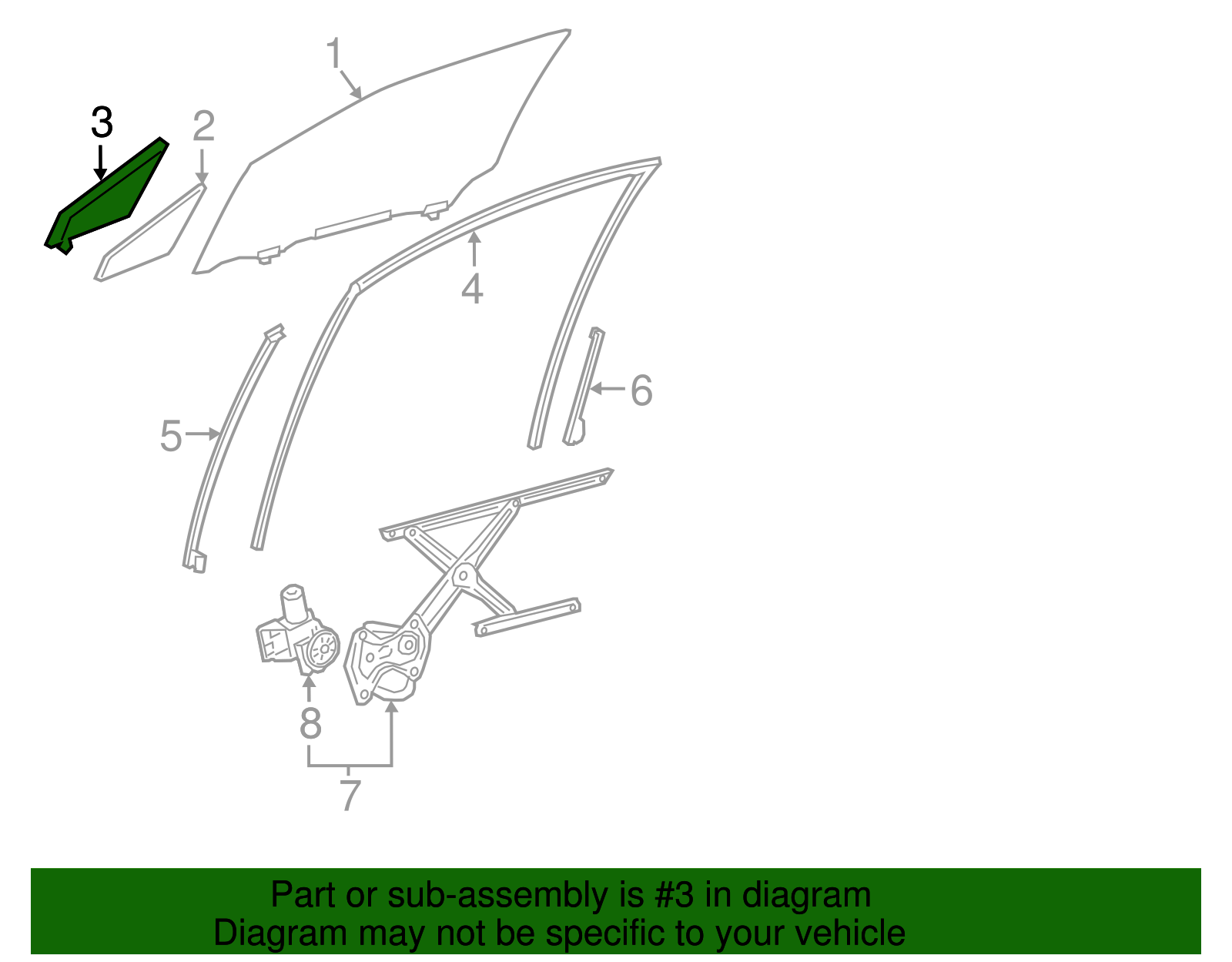 68215-F4011 - Glass Weather-Strip 2018-2022 Toyota C-HR | Bam Wholesale ...