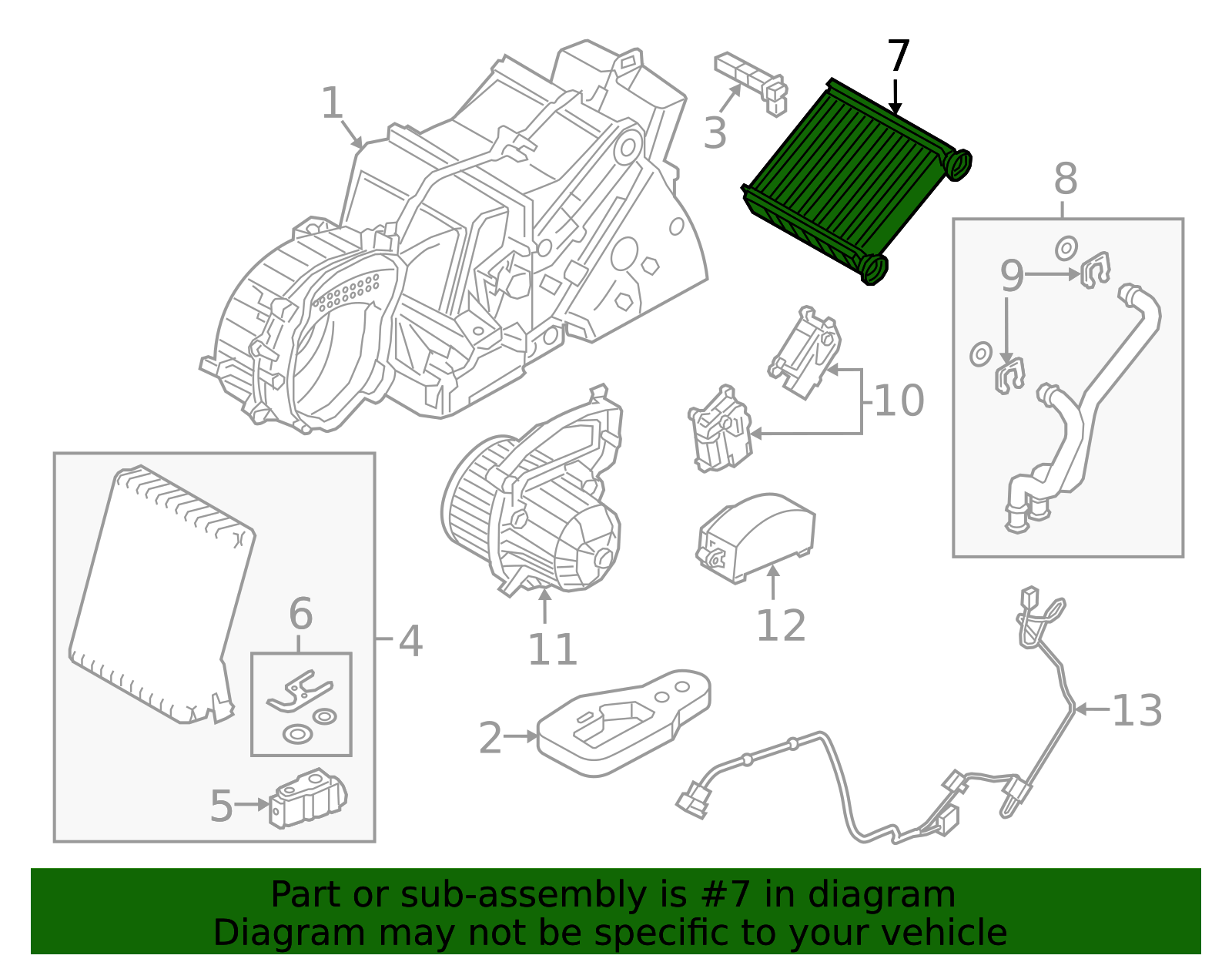 3QF-819-030 - Heater Core 2018-2025 Volkswagen Atlas | Wolfsburg Parts ...