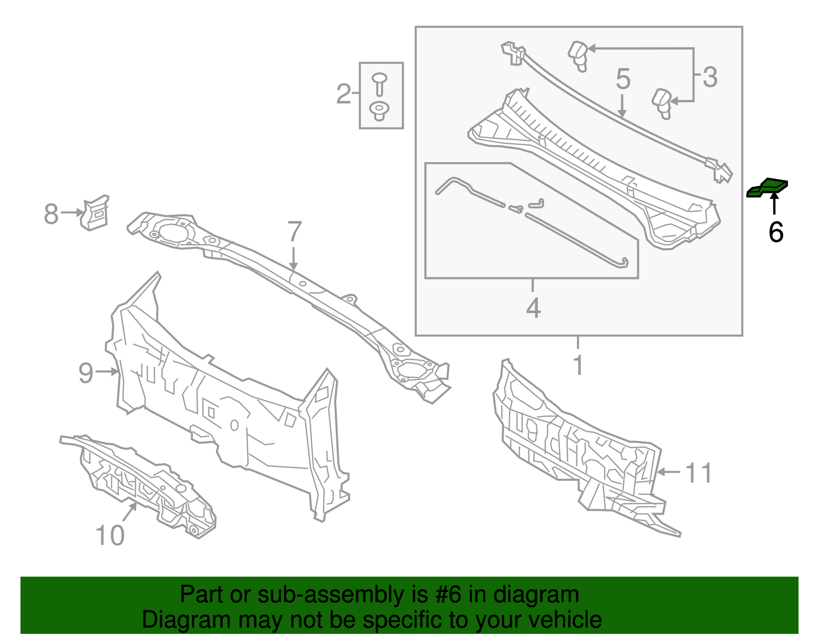 Hyundai - 86154-F2000 - Side Cover - 2017-2020 Hyundai Elantra | OEM ...