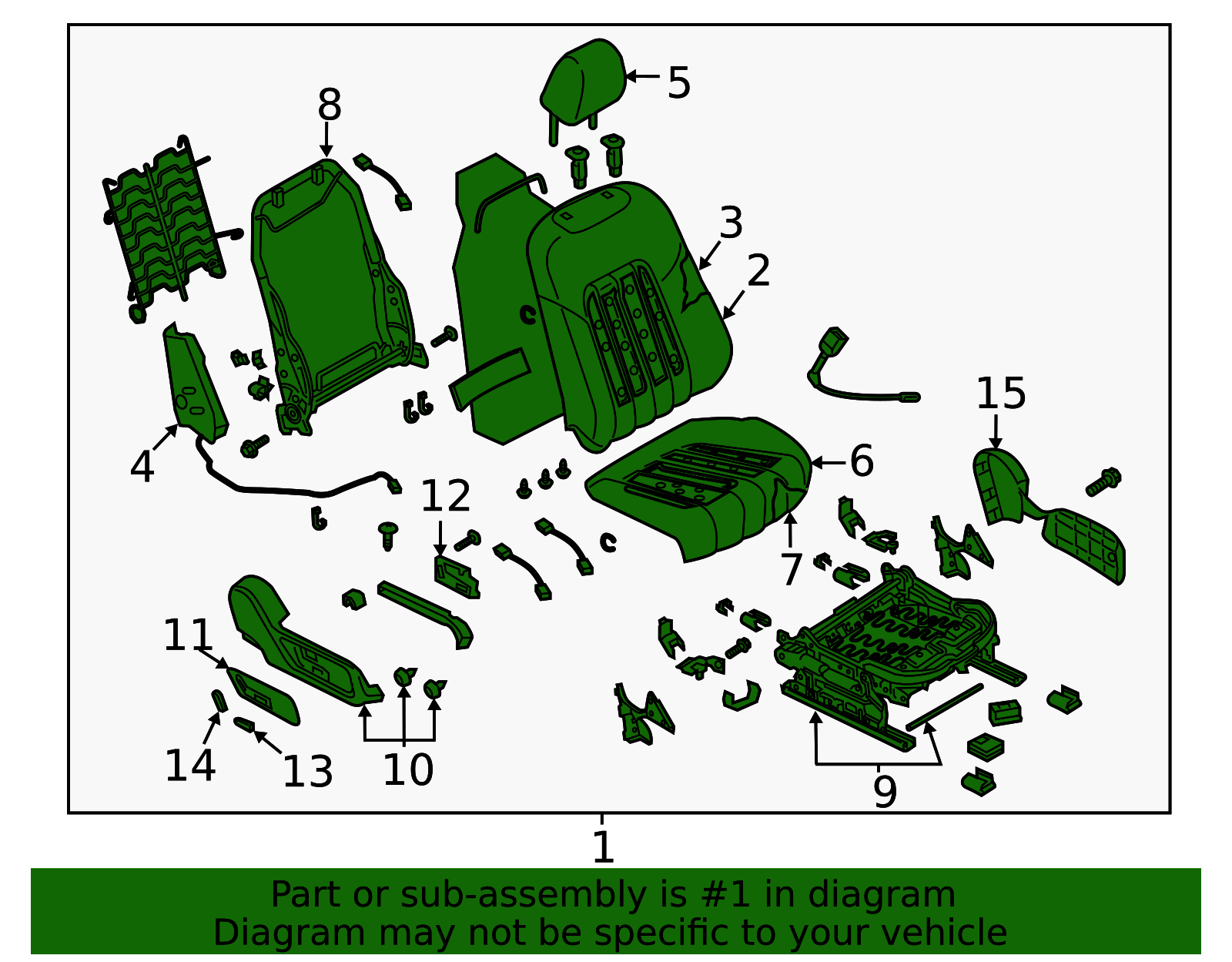 GAAC-57-100E-02 - Seat Assembly 2018-2021 Mazda 6 | Bam Wholesale Parts