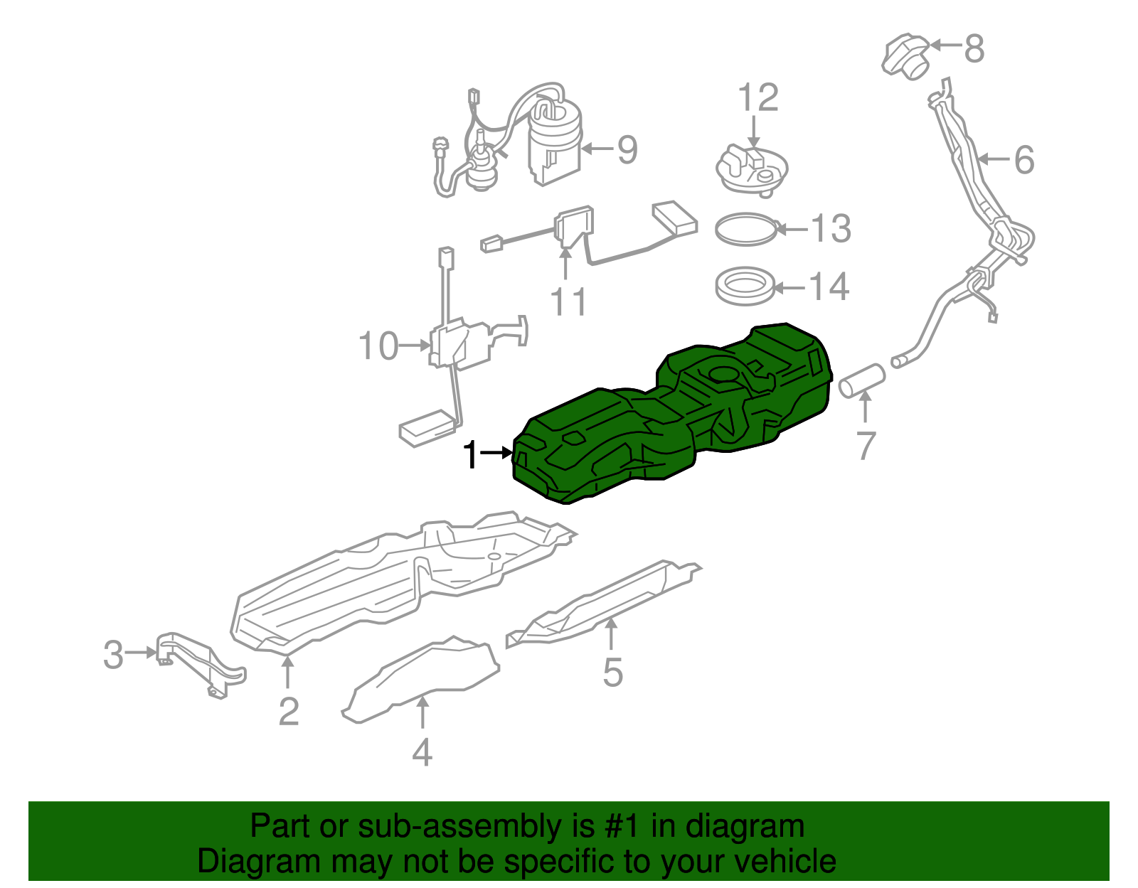 2010-2016 Land Rover LR4 Fuel Tank LR013744 | OEM Parts Online