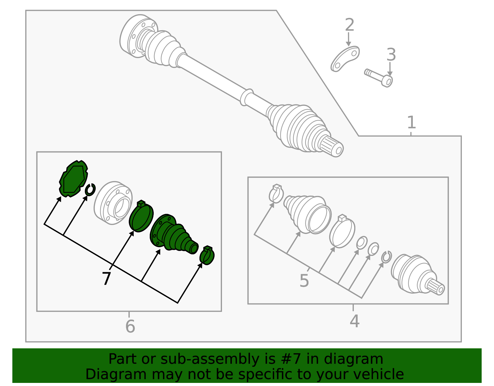 2018-2021 Volkswagen Inner Boot 3QF-598-201 | VW Direct Auto Parts