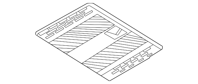 M2DZ-58047A74-BA - Cargo Area Liner W/ Bronco Logo - 4Dr 2021-2025 Ford ...