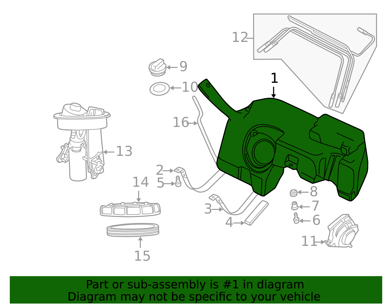 Genuine Fuel Tank for 16-11-1-183-548 | BMW Direct Parts