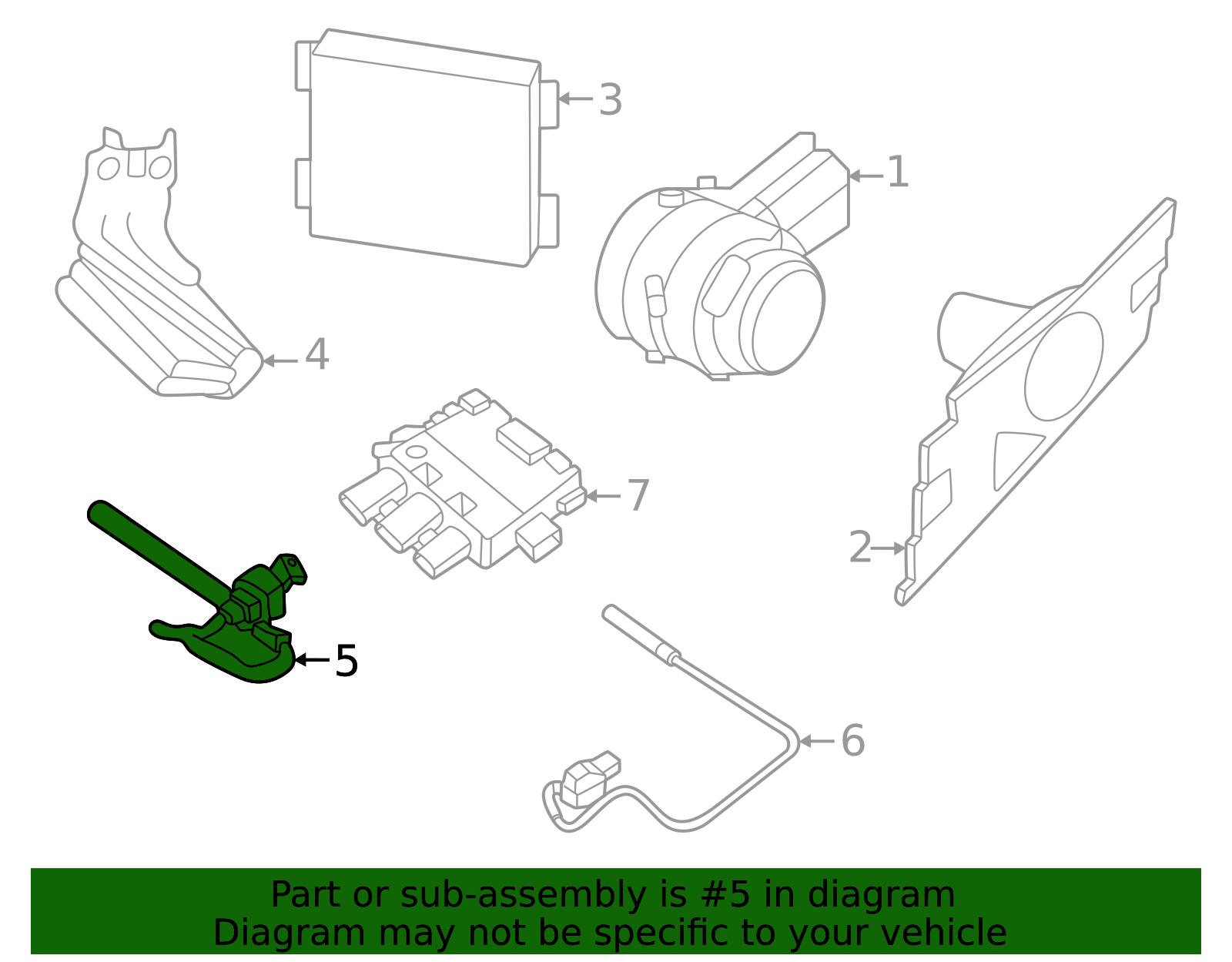 2023-2025 Nissan Motion Sensor 285T2-6RA0B | Nissan Parts Central