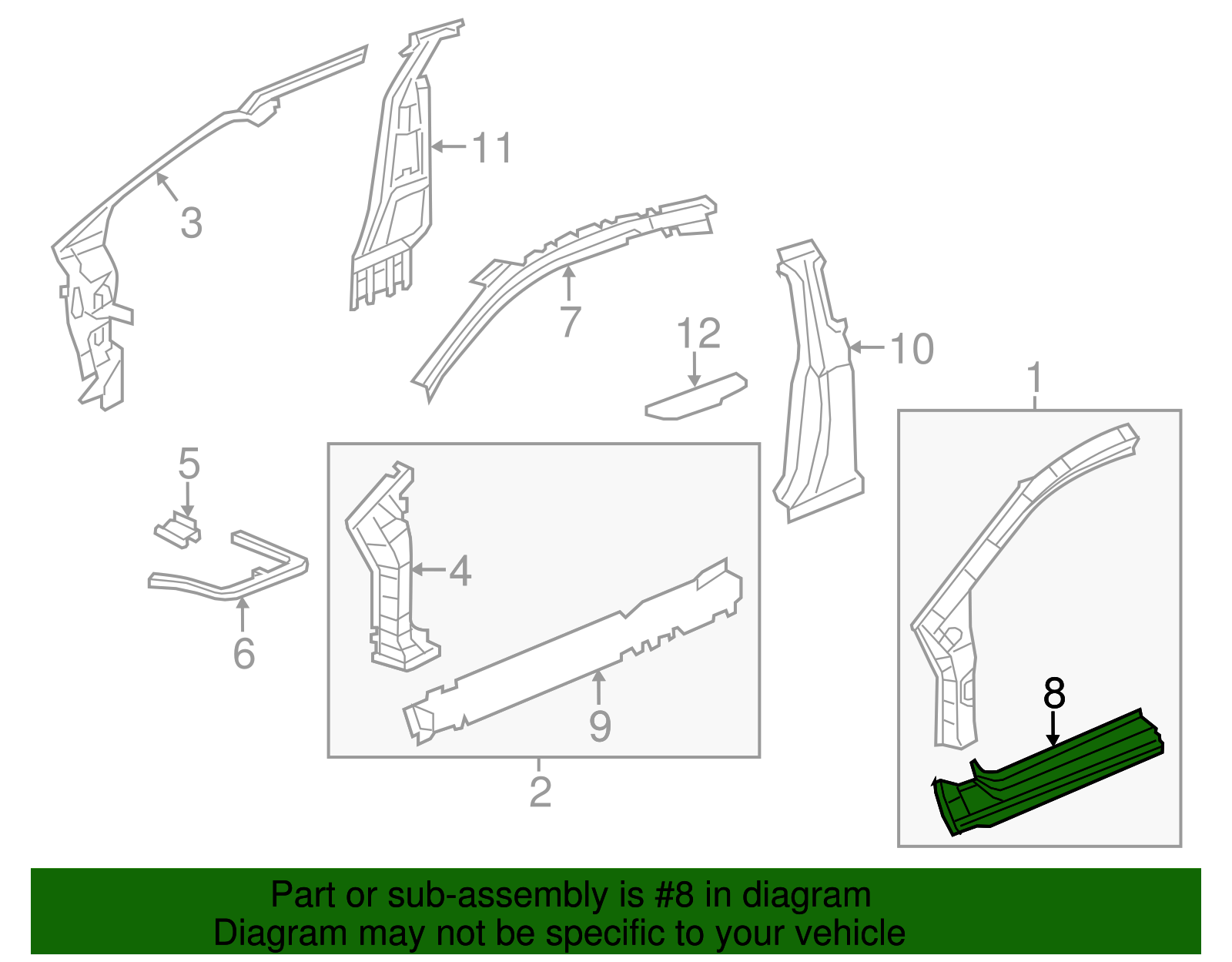 04641-TS8-A00ZZ - Rocker Panel 2012-2015 Honda Civic | Toronto Honda Parts