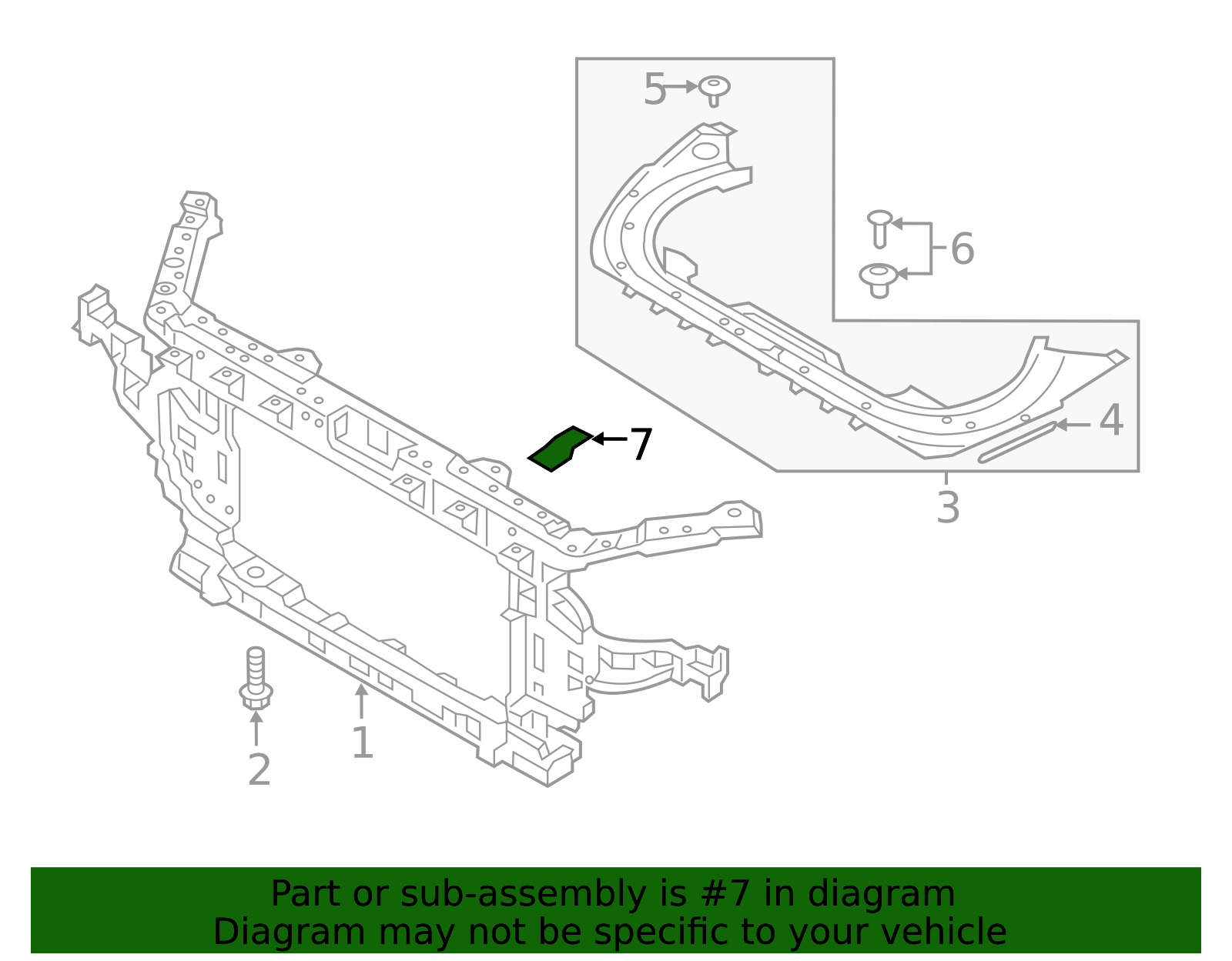 2017-2019 Genesis G90 Bracket 86576-D2000 | QuirkParts