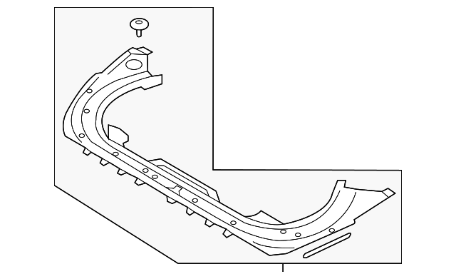 2017-2019 Genesis G90 Sight Shield 86361-D2000 | World OEM Parts Hyundai