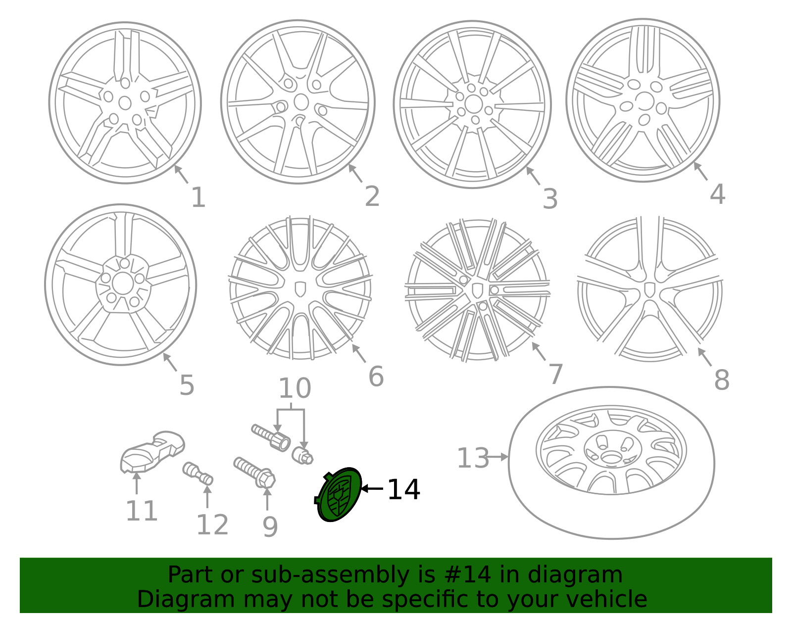 2012-2026 Porsche Center Cap 7L5-601-151-JE1 | OEM Parts Online