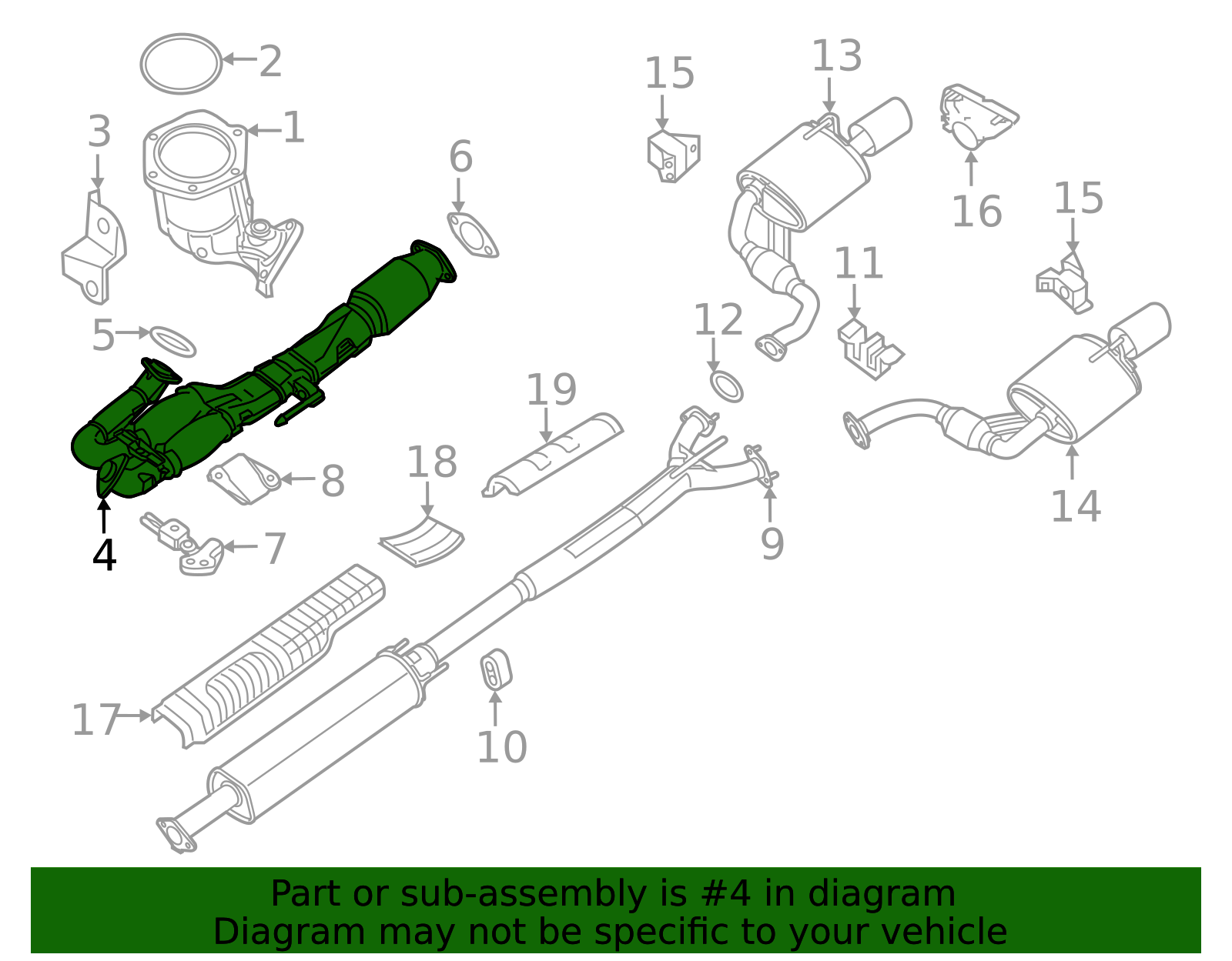2016-2023 Nissan Maxima Front Pipe 200A0-4RF0A | Nissan Parts Central