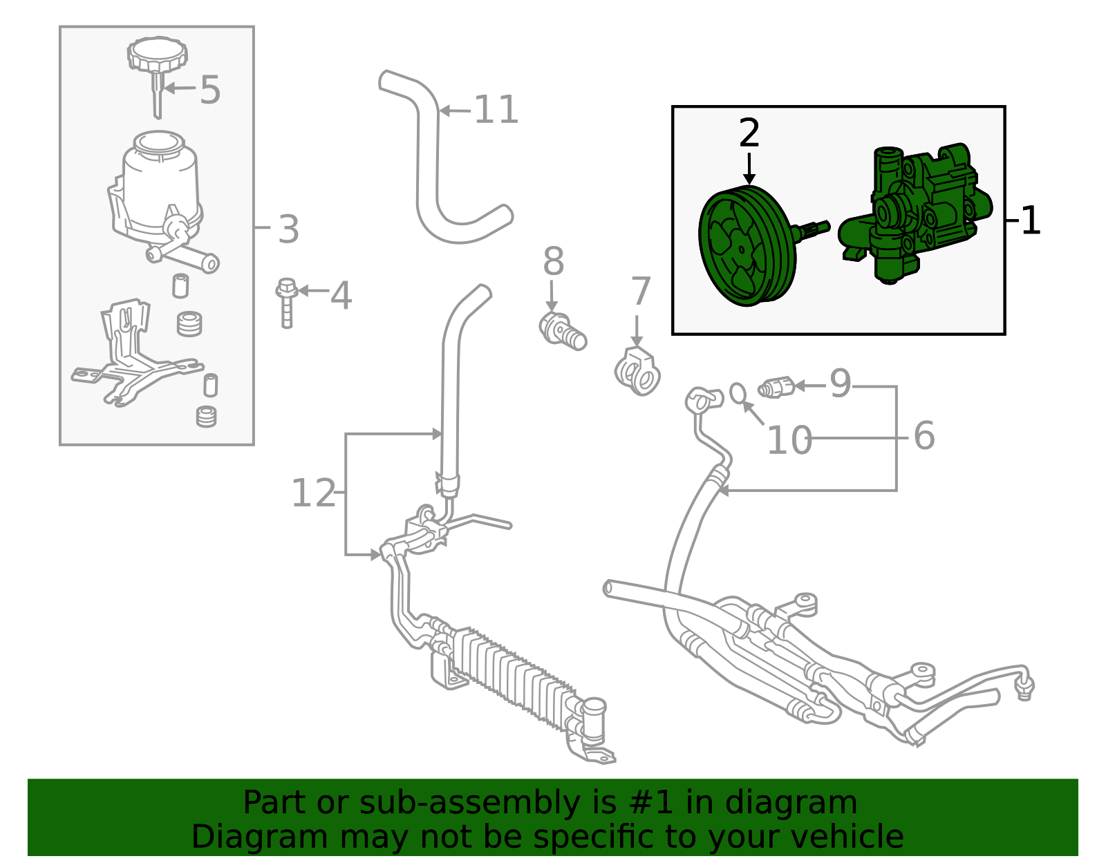 Power Steering Pump 44310-60631 | OEM Parts Online