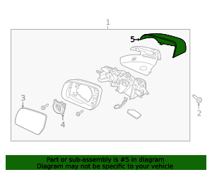 Mirror Cover - Restore Sleek OEM Side View KB3Z-17D743-A | AutoNation Parts
