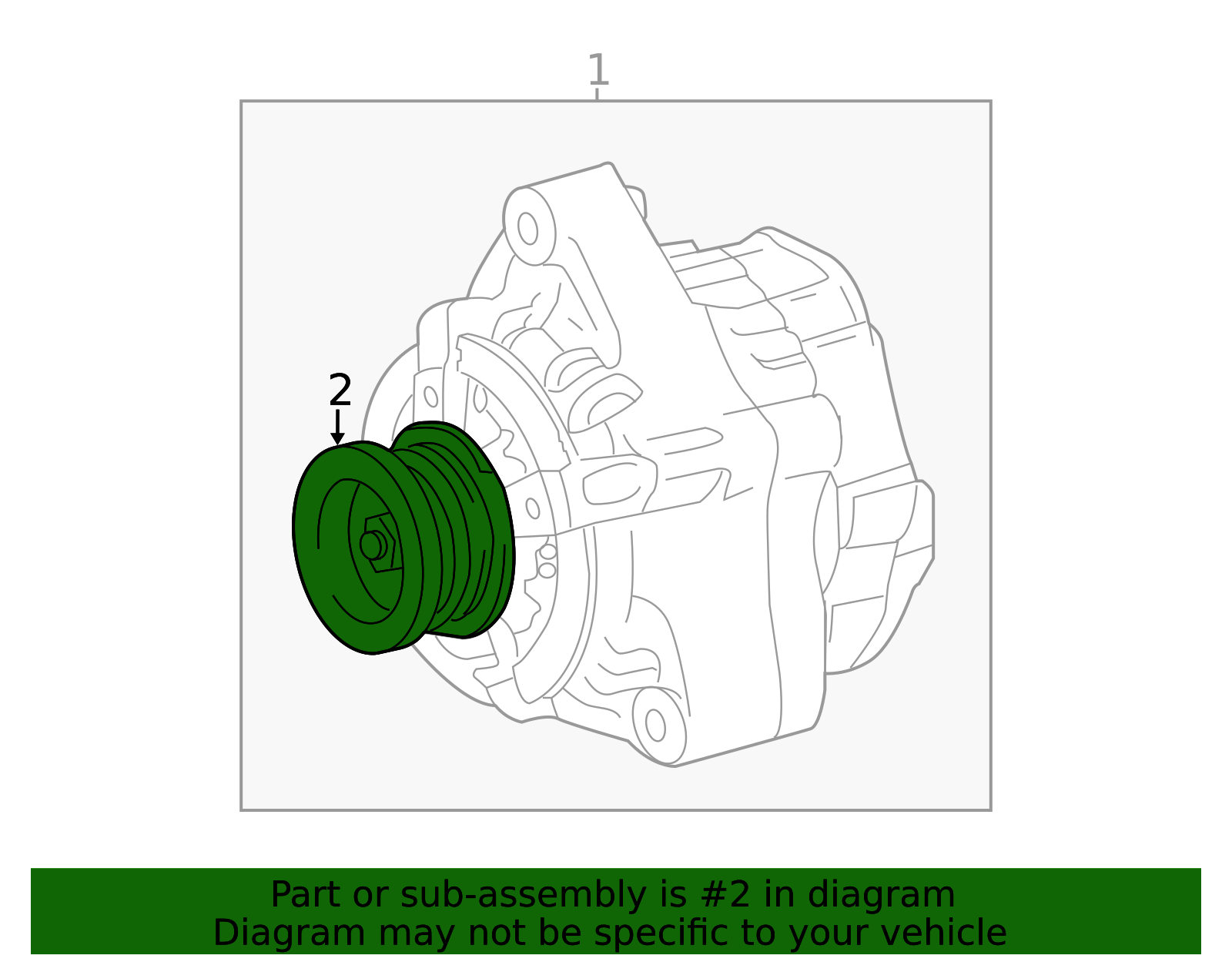 Genuine Official Toyota Alternator Pulley part# 27411-38090 for 2007 ...