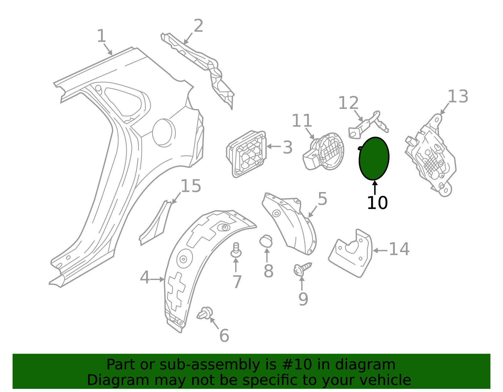 Fuel Door 69510-G3000 | OEM Parts Online