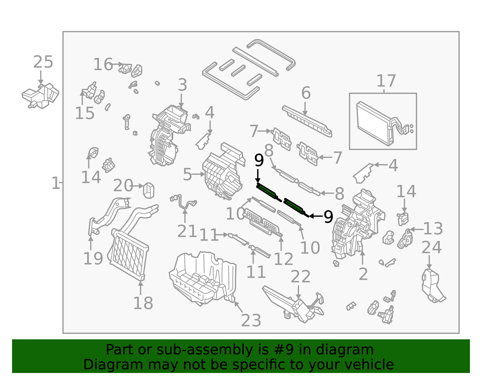 Hyundai - 97145-GI000 - HVAC Blend Door - 2022-2025 Hyundai | OEM ...