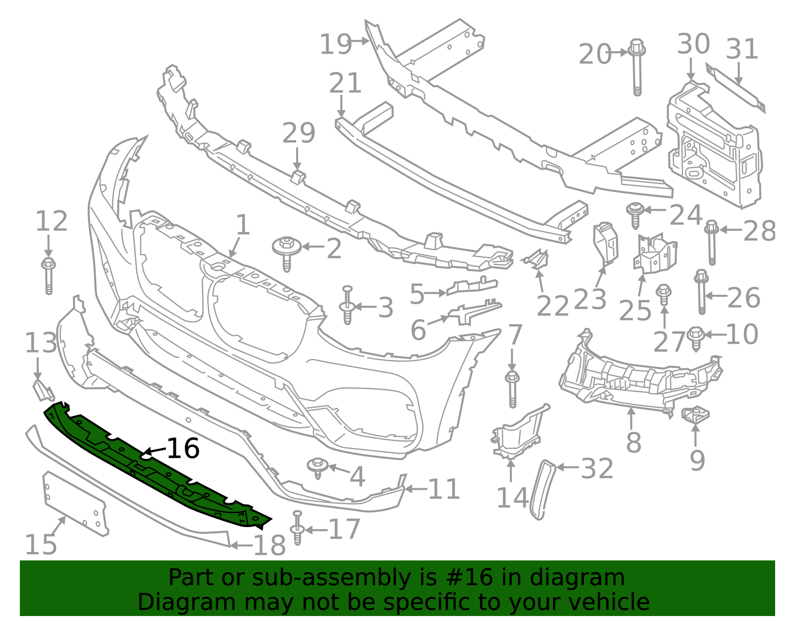 51-11-7-415-631 - Lower Trim Panel BMWPartsDirect.com