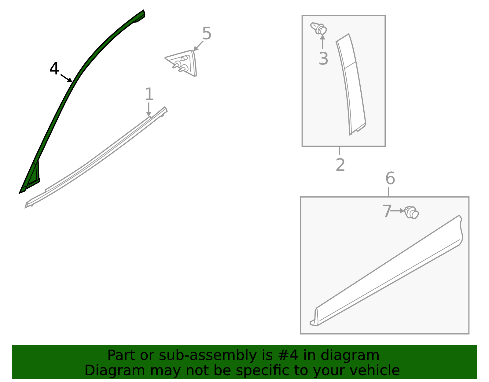 KB7W-50-985N - Window Molding 2017-2025 Mazda CX-5 | Mazda-Parts