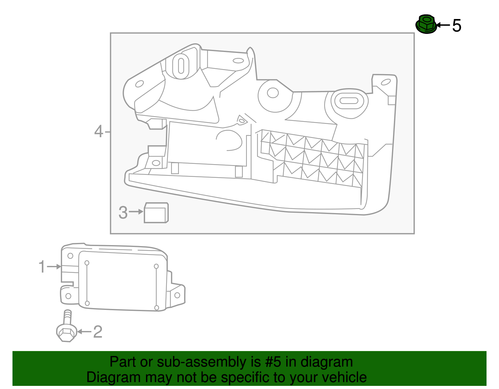 2001-2025 Mazda Instrument Panel Air Bag Nut 9989-10-600 ...