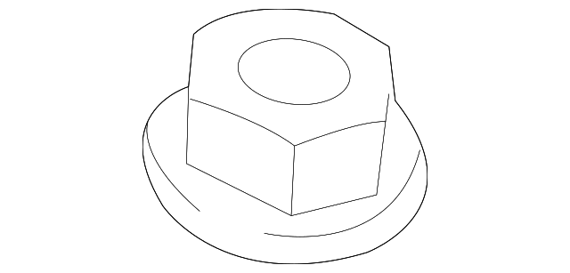2001-2025 Mazda Instrument Panel Air Bag Nut 9989-10-600 ...