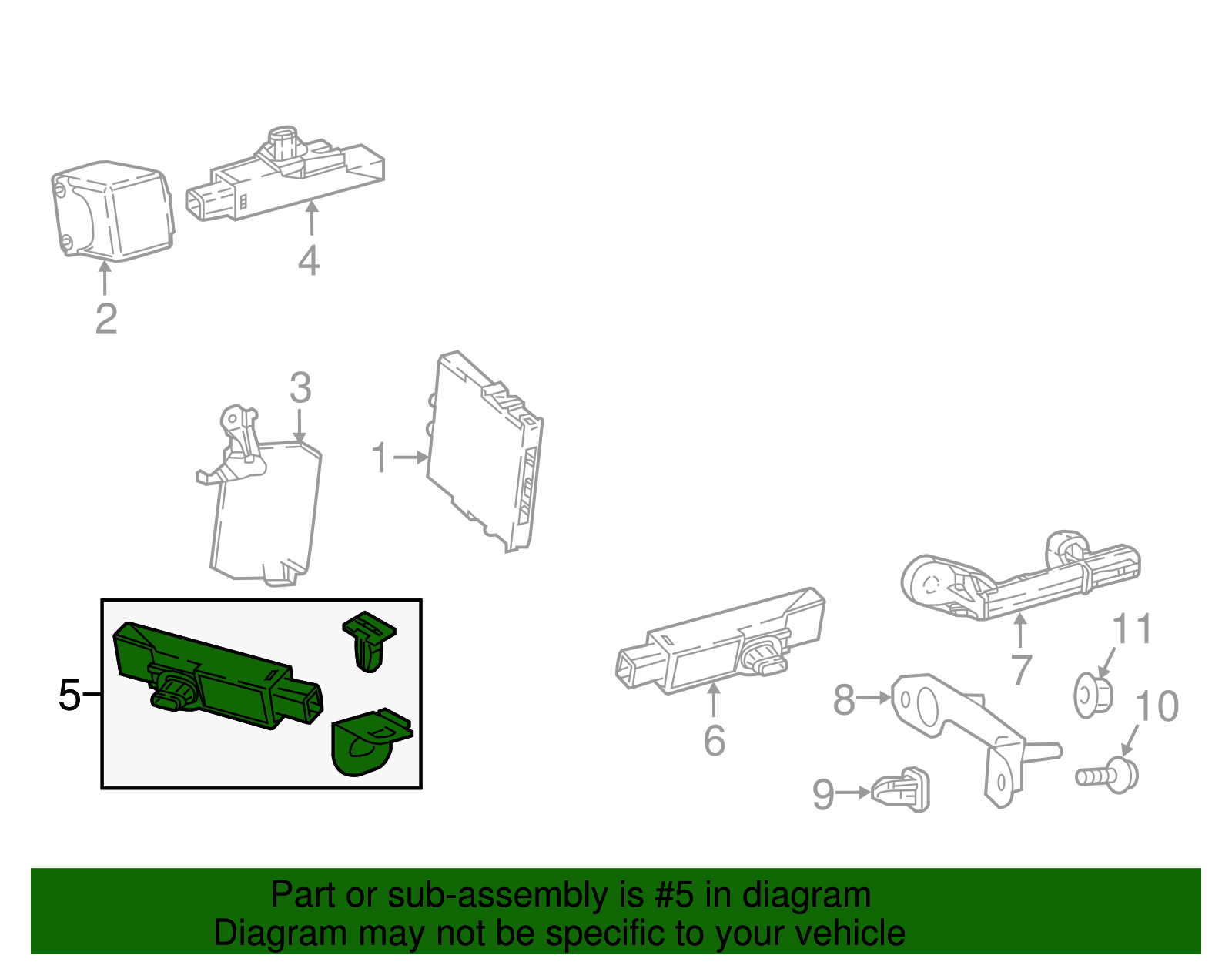 2017-2022 Toyota Prius Prime Antenna 899A0-47070 | Toyota Parts Center