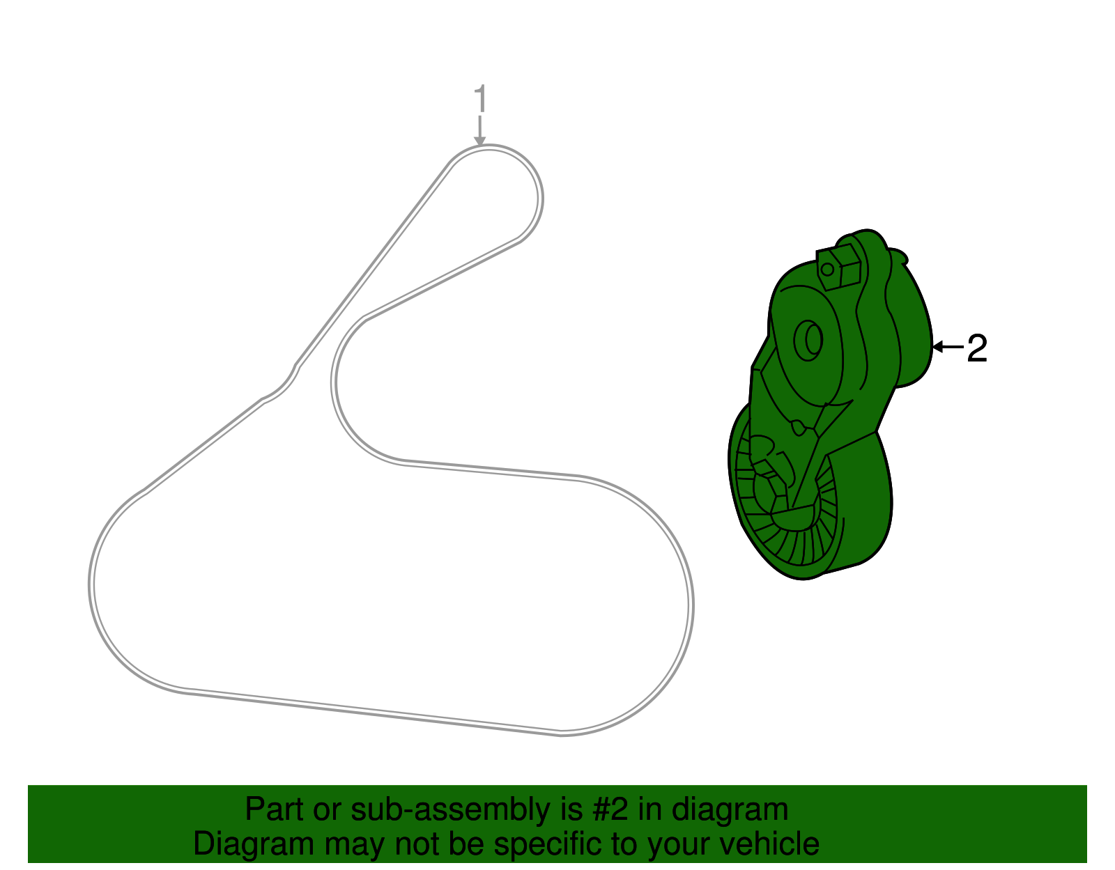 16620-0V022 - Tensioner - 2009-2019 Toyota | Nucar Toyota Parts