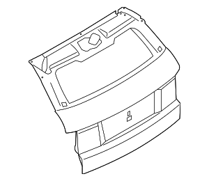 Genuine OEM Lift Gate Part# LR181166 Fits 2012-2019 Land Rover Range ...