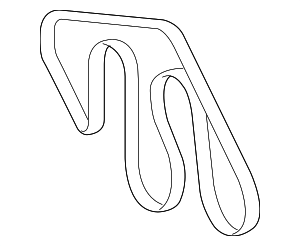 Genuine Official Toyota Serpentine Belt part# 90916-A2033 for 2007-2022 ...