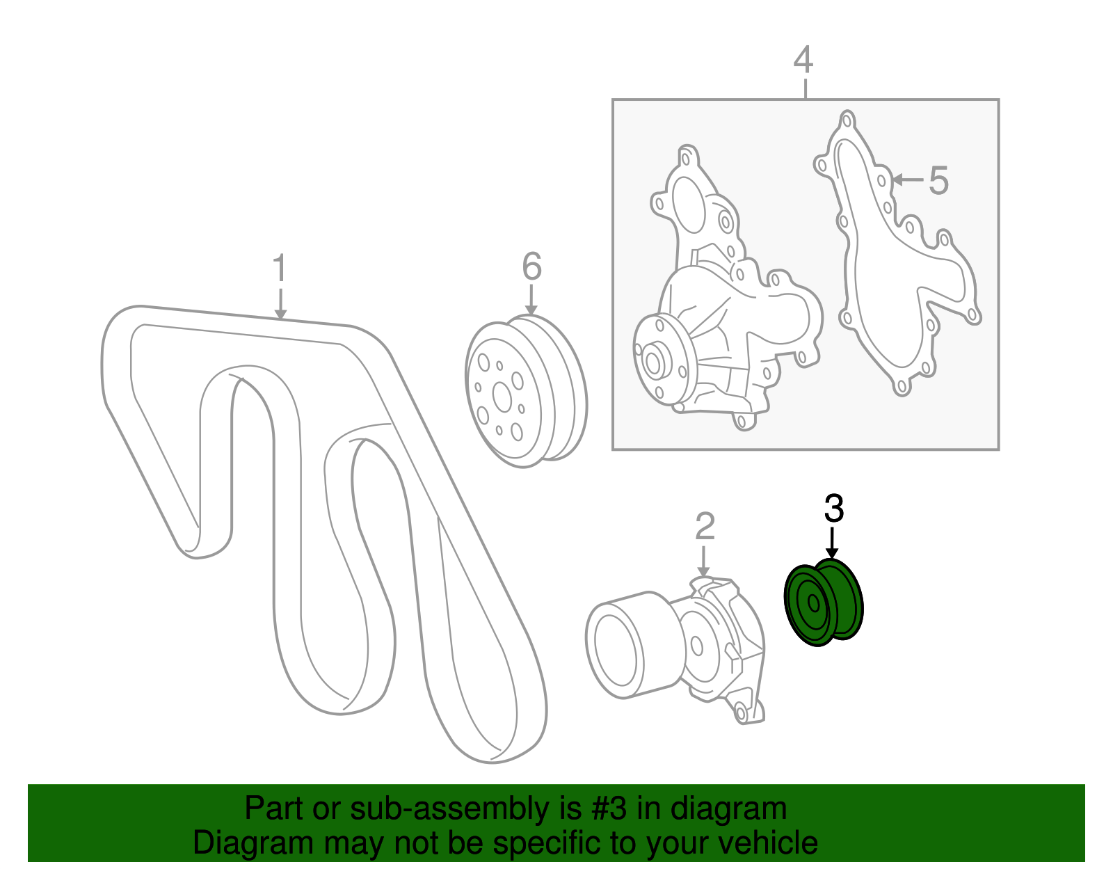 2007-2022 Toyota Accessory Drive Belt Idler Pulley 16603-38012 | OEM ...