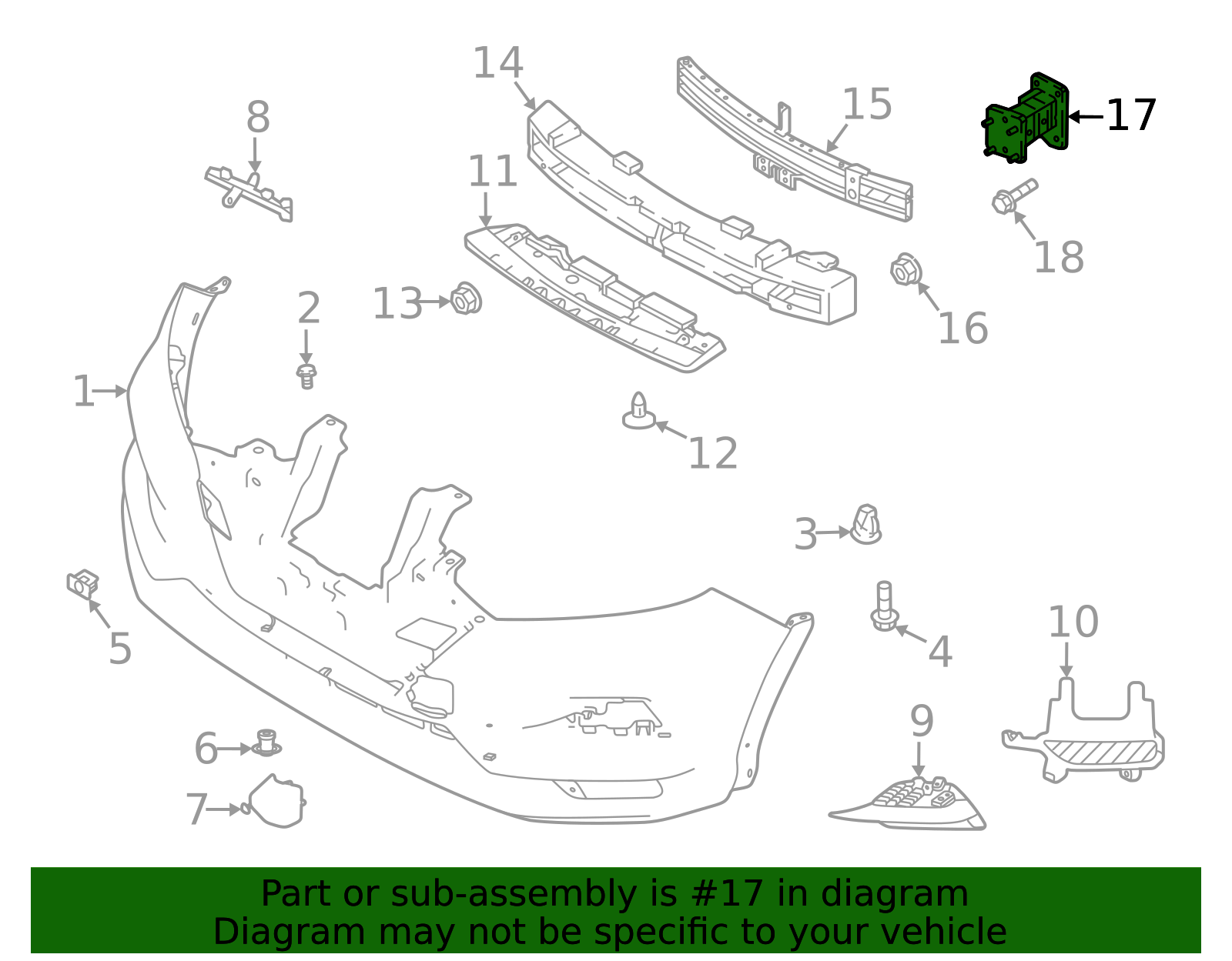 F2215-6MAMH - Mount Bracket 2017-2023 Nissan | Official Nissan Parts Store