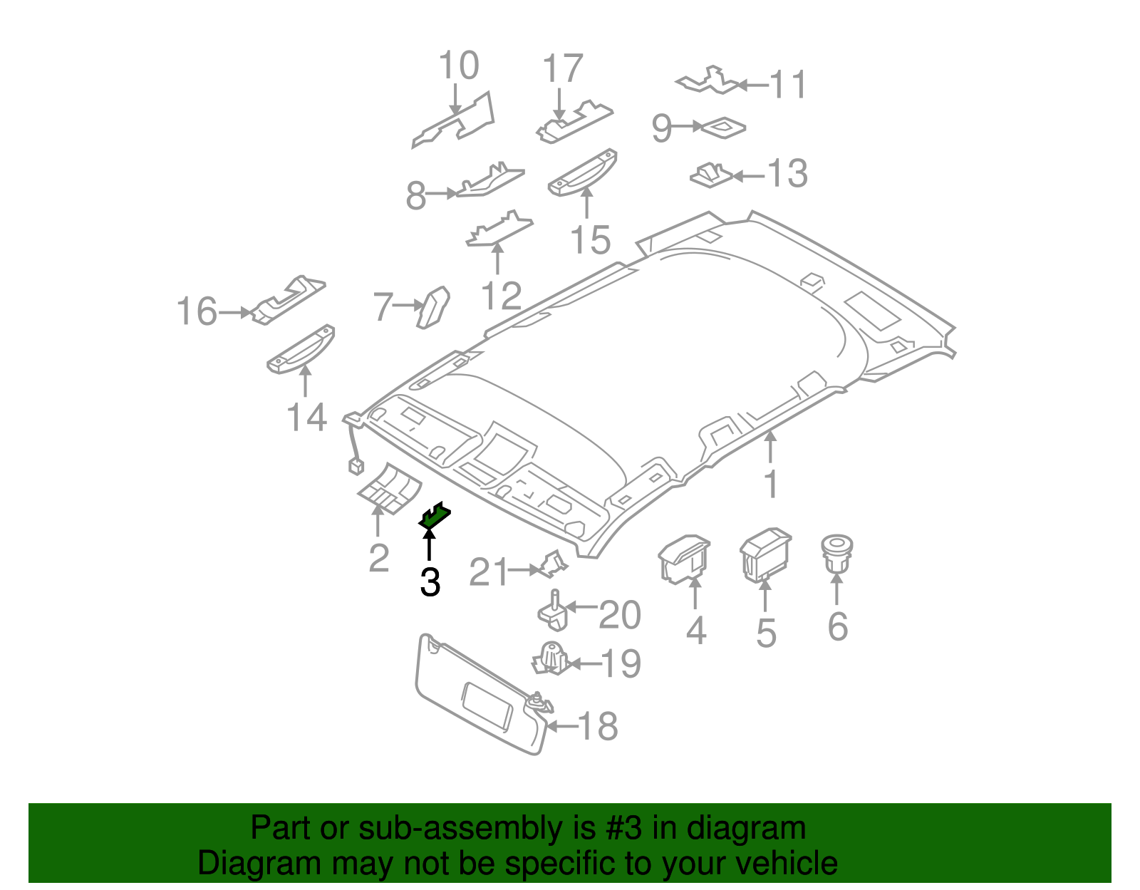 51443418736 - 2006-2010 BMW X3 Blank Cover (51-44-3-418-736) | BMW of ...