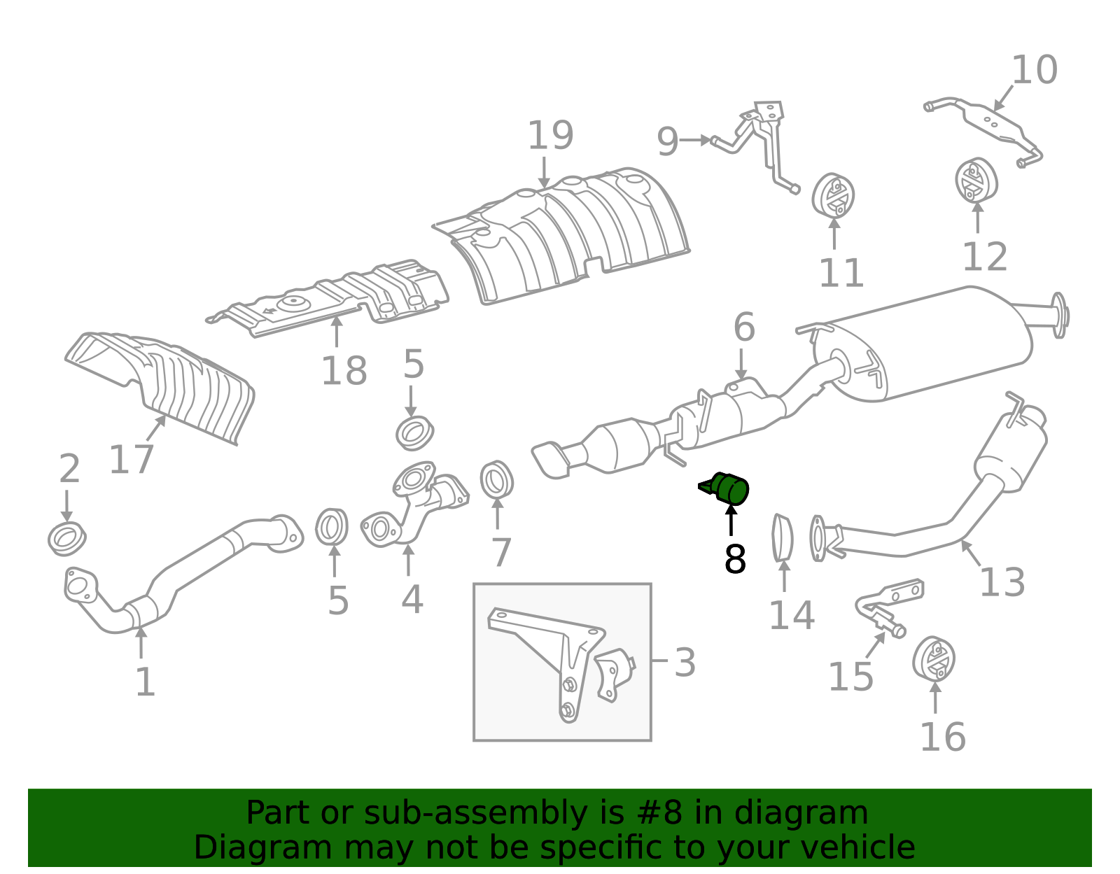 17581-31050 - High-Quality Exhaust System Hanger for 2016-2025 Lexus ...