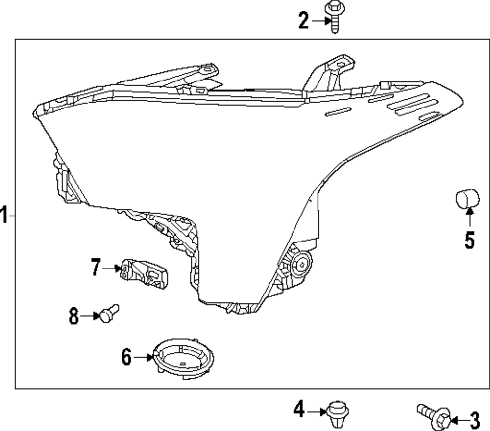 81150-0C290 - Headlamp Assembly - 2022-2025 Toyota Tundra | OEM Genuine ...