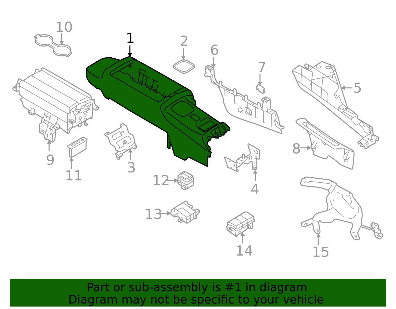 2022-2025 Toyota GR86 Console Body SU003-09696 | MotorMotor