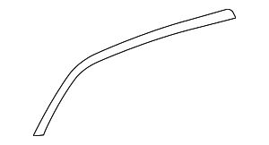 2005-2015 Toyota Tacoma Roof Drip Molding (Right) 75551-04063 | OEM ...