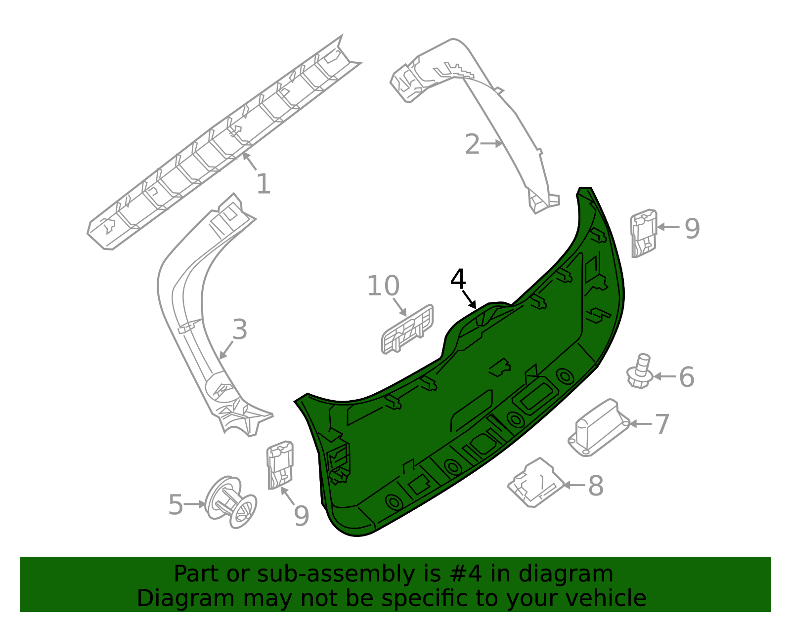90901-3JA0A - Lower Trim 2013-2020 INFINITI | Official INFINITI Parts Store
