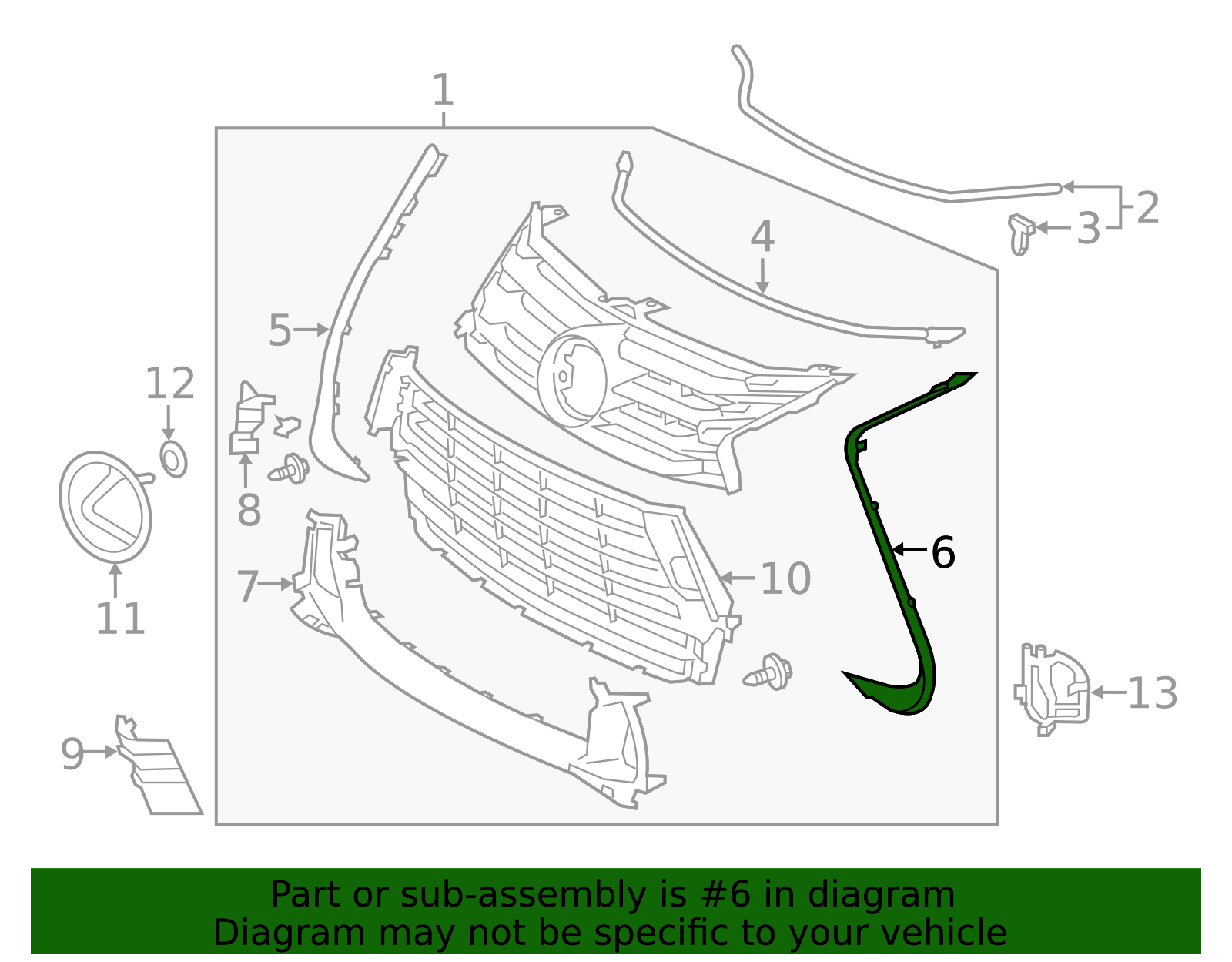 52713-30120 - Side Molding 2016-2020 Lexus | Longo Lexus Parts