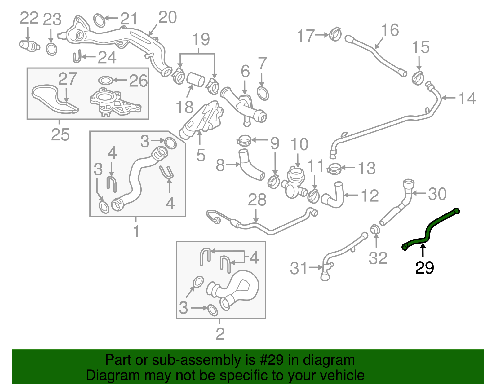 4G0-121-081-EJ - Vent Tube 2014-2018 Audi | Audi OEM Parts Guy
