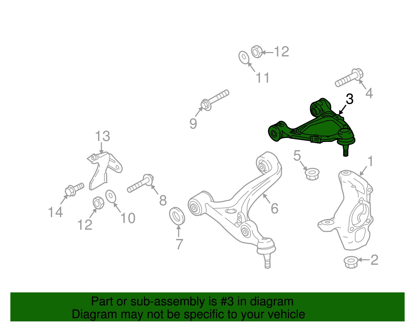 2016-2025 Mazda MX-5 Miata Upper Control Arm N243-34-250 | Mazda Parts Deals