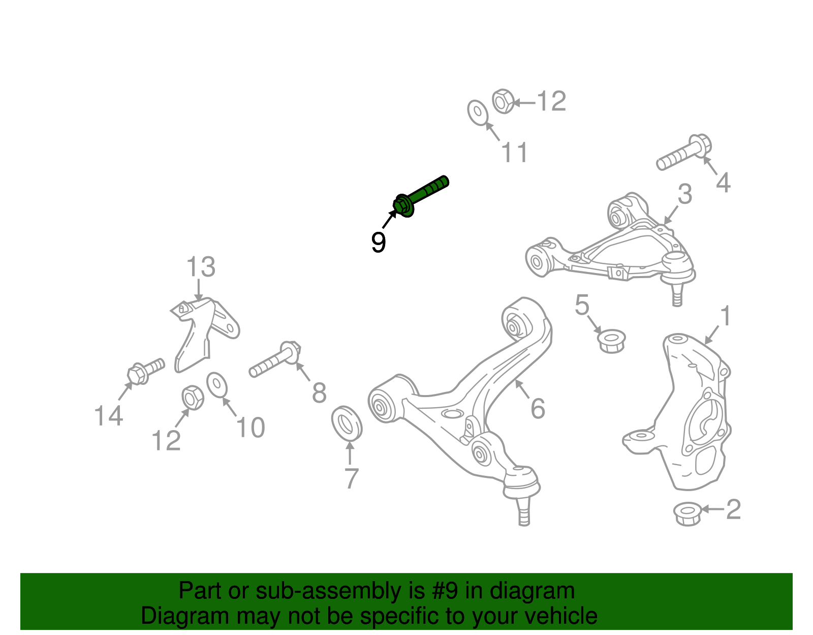 N247-34-66ZB - 2016-2024 Mazda MX-5 Miata - Lower Control Arm Rear Bolt ...