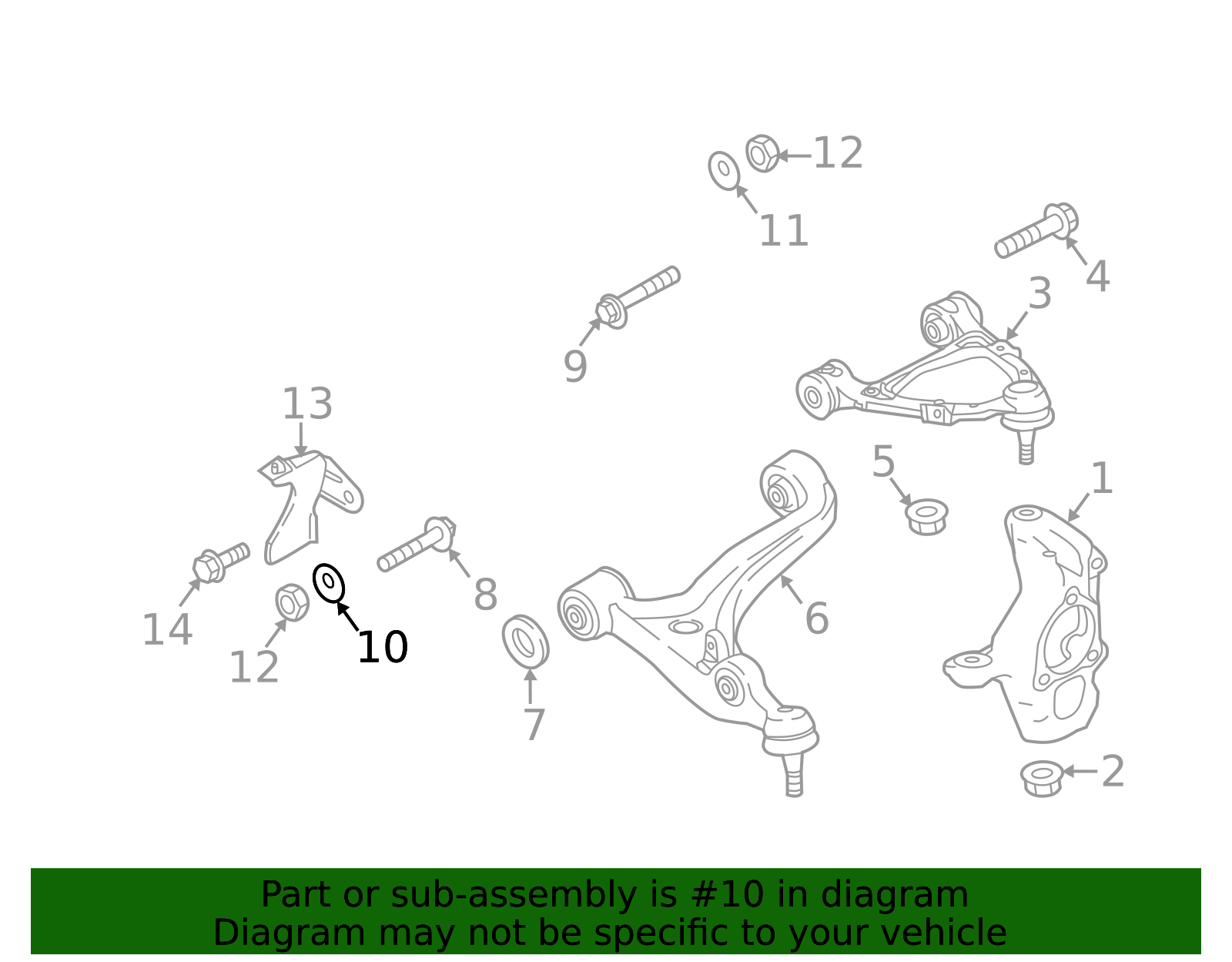 F151-28-473 - 2004-2024 Mazda - Lower Control Arm Adjust Cam | Mazda ...