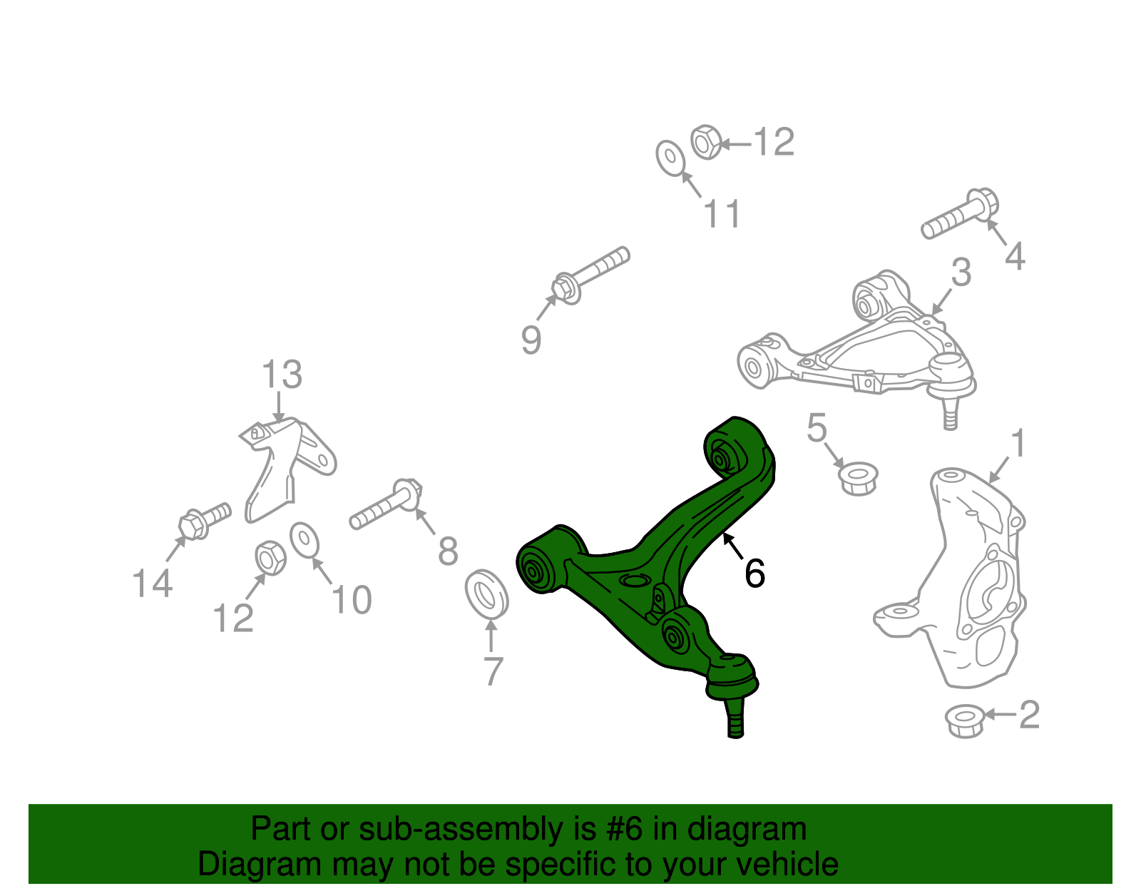 2016-2025 Mazda MX-5 Miata Lower Control Arm N243-34-350C | Mazda Parts ...