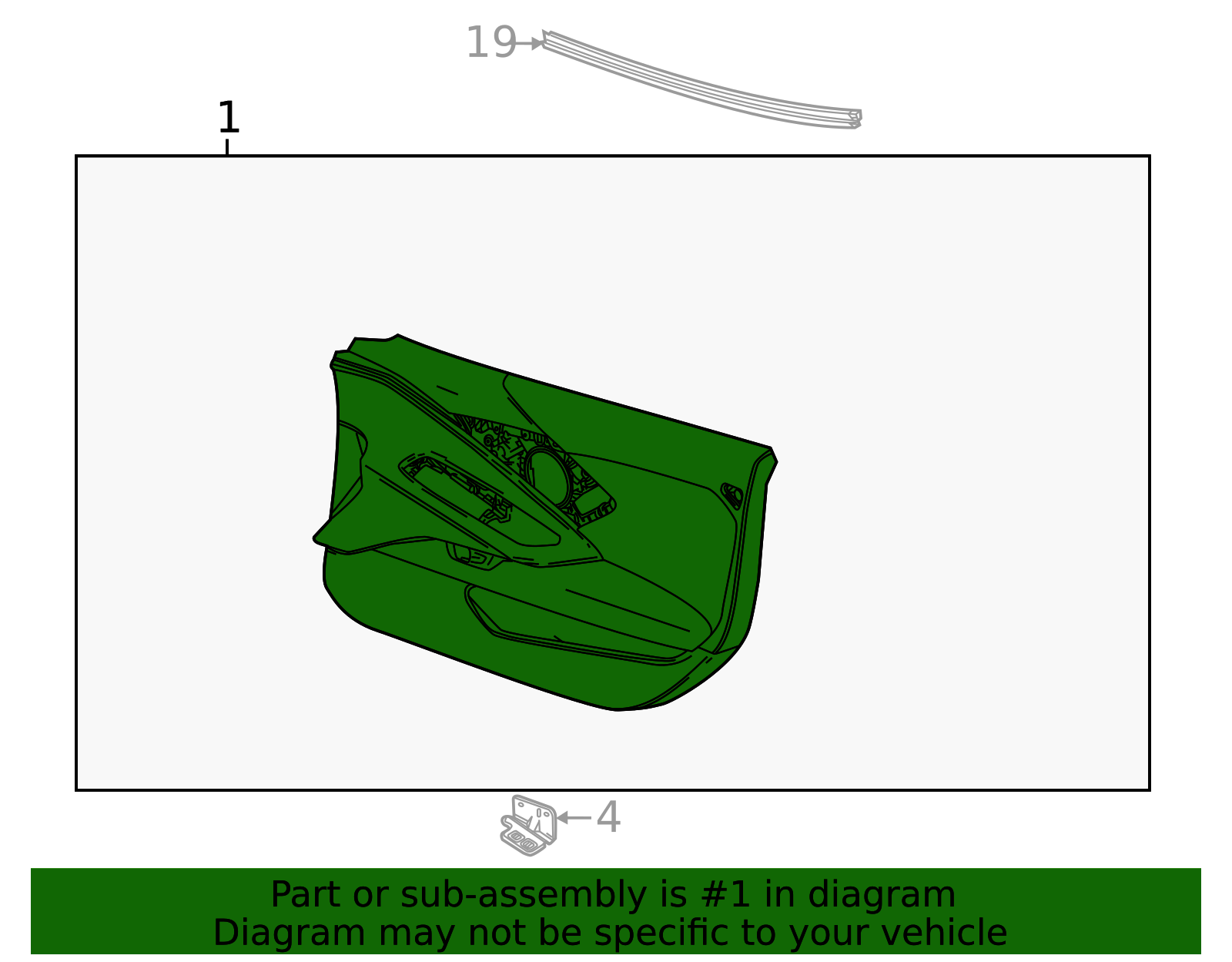 OEM GM Door Interior Trim Panel For 2024-2025 Chevrolet Corvette - Part ...