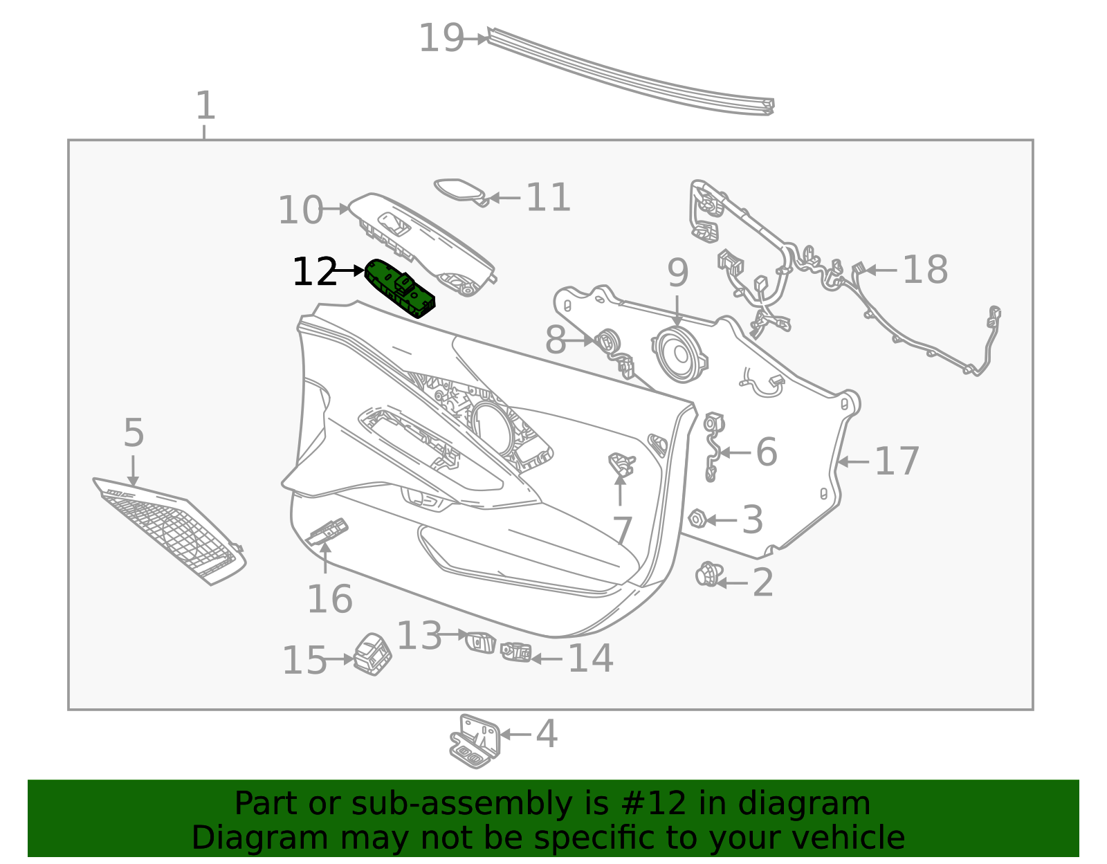 84867961 - 2020-2025 Chevrolet Corvette - Black Front Side Door Window ...