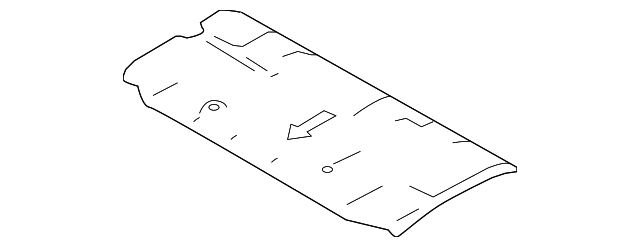 2017-2023 Nissan Heat Shield 74772-JE20A | Bill Kay Nissan Parts
