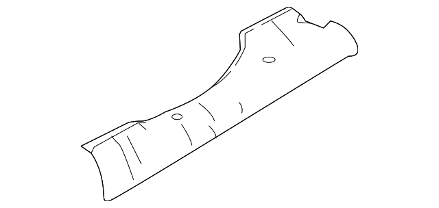 2017-2023 Nissan Heat Shield 74758-DF30A | Nissan Parts Plus
