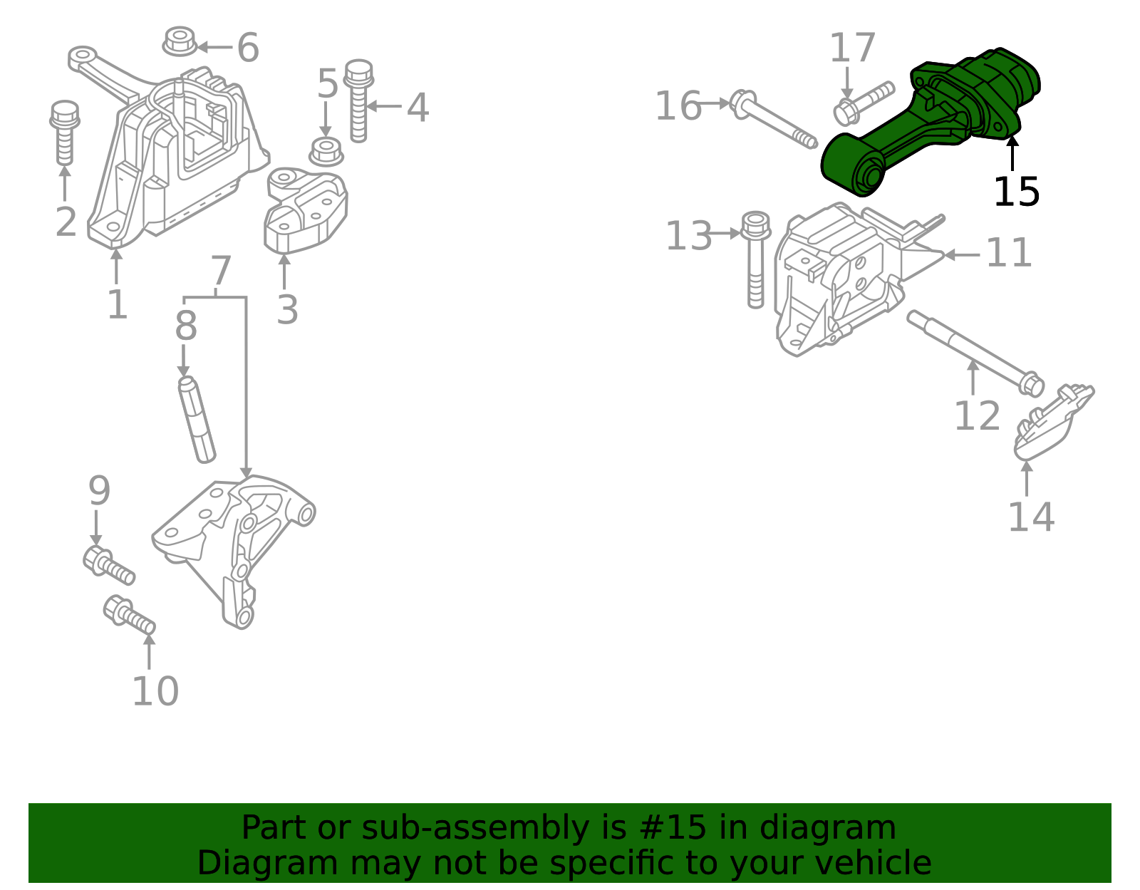21950-BY000 - Torque Strut 2023-2025 Kia Niro | Kia.Parts Store