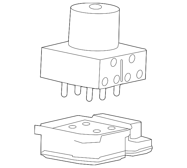 2010-2016 GM Electronic Brake Control Module Assembly 84065250 GM ...