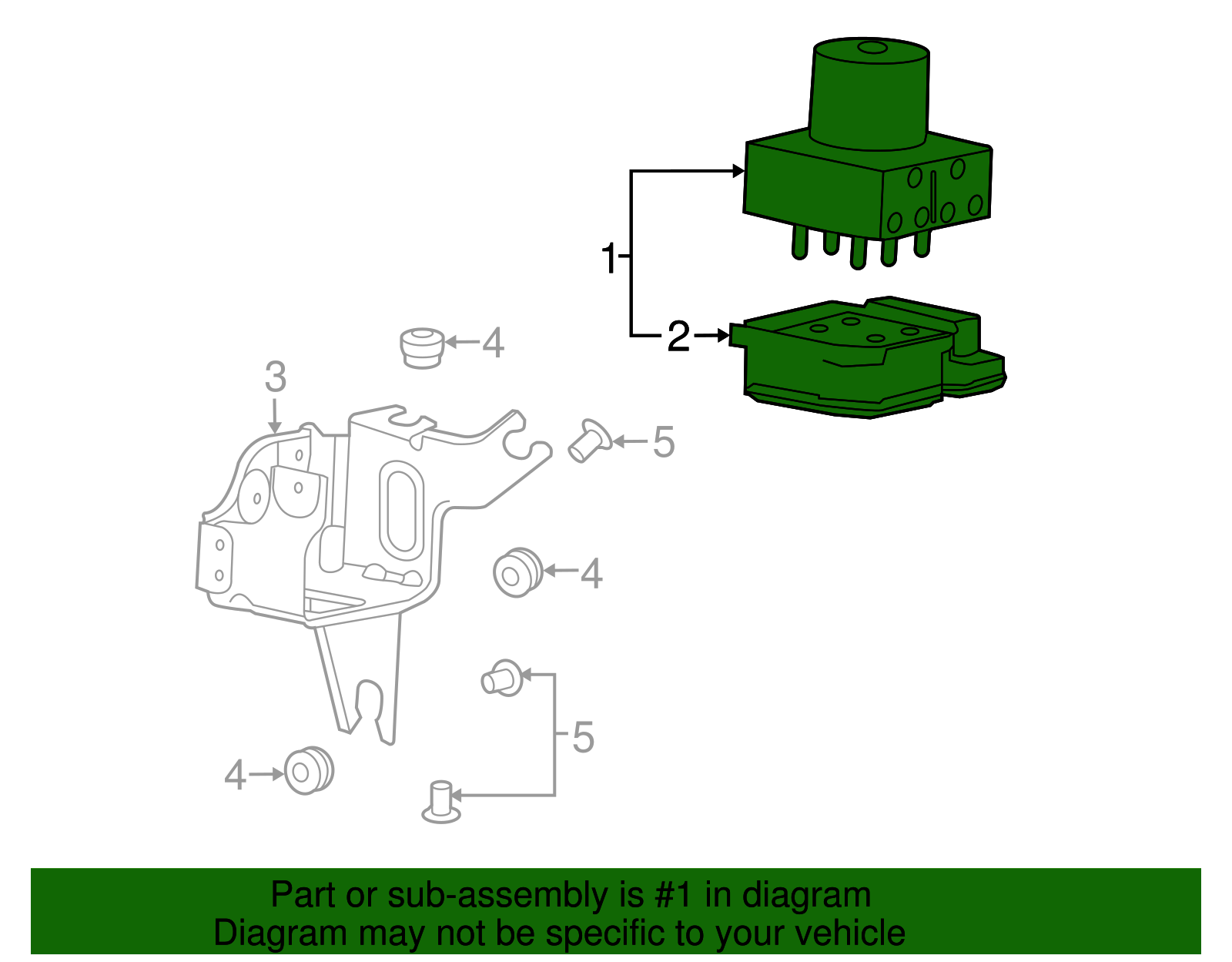 2010-2016 GM Electronic Brake Control Module Assembly 84065250 | GM ...