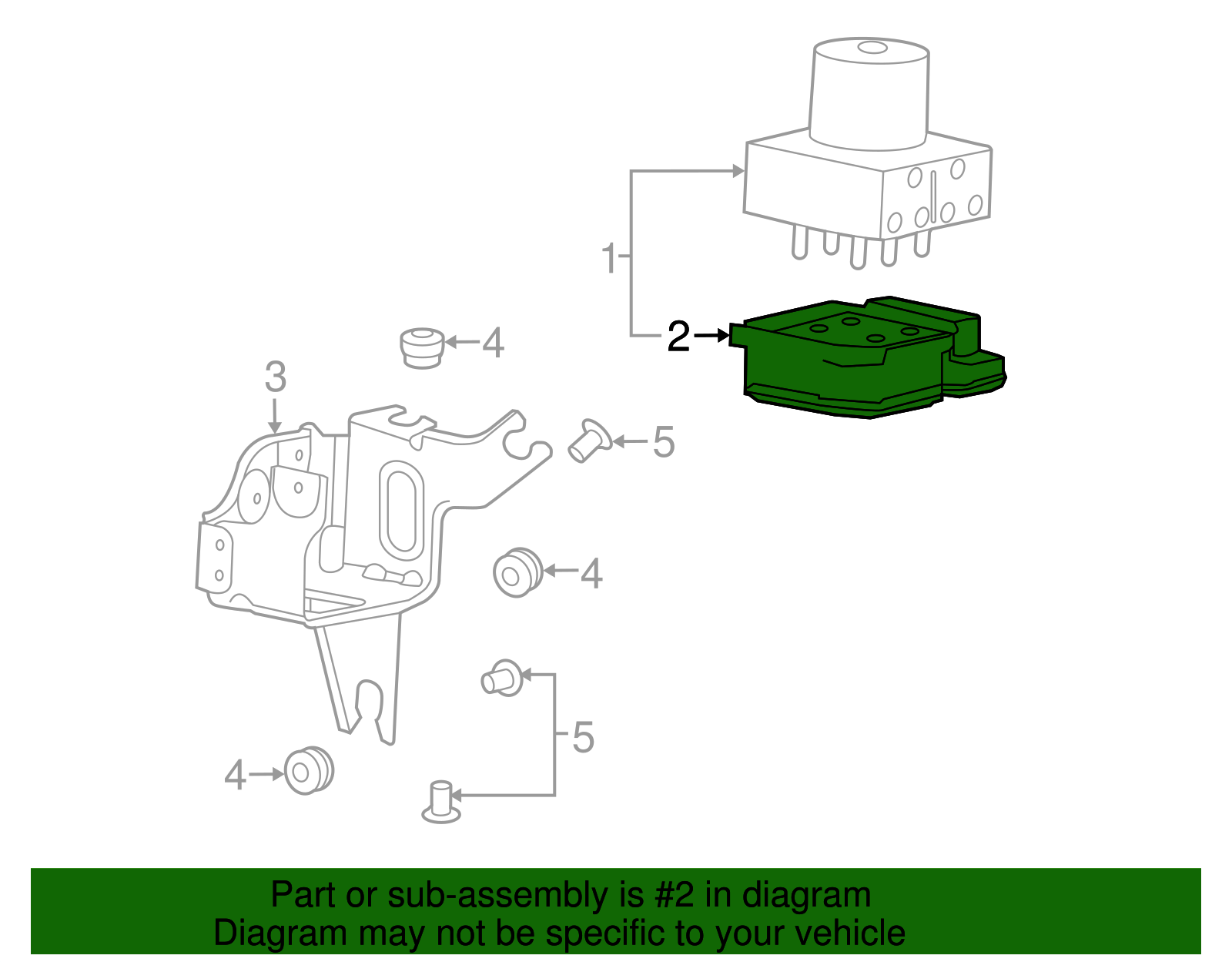 84065240 - Electronic Brake Control Module Assembly 2010-2016 GM ...