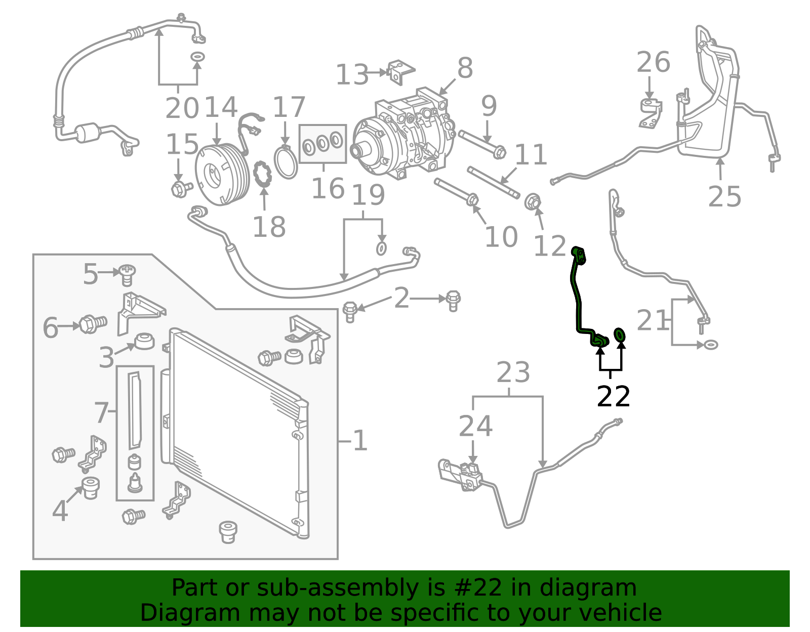 Genuine Official Toyota Liquid Line part# 88716-6C200 for 2008-2021 ...